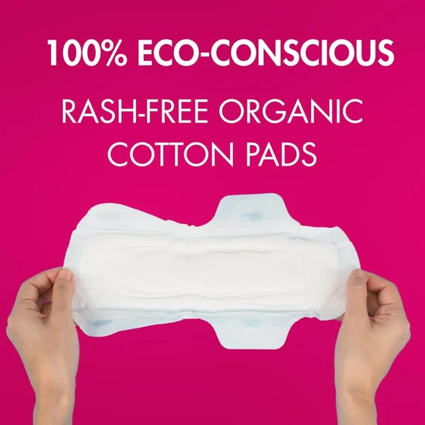 Genie Organic Cotton Sanitary Pads | XL | 24 Pads | Ultra-Soft ...